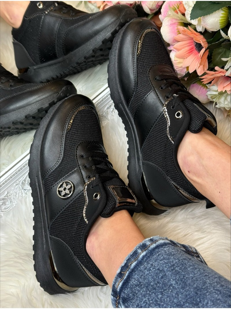 Melnas sieviešu botes